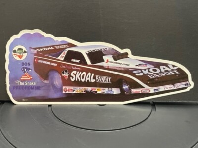 VRHTF NHRA "DON THE SNAKE PRUDHOMME" SKOAL BANDIT FUNNY CAR STICKER 9"x ...