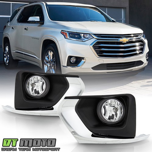 2018-2021 Chevy Traverse Bumper Fog Lights Driving Lamps w/Switch Kit ...