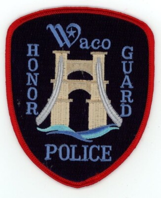 TEXAS TX WACO POLICE HONOR GUARD NICE SHOULDER PATCH SHERIFF | eBay