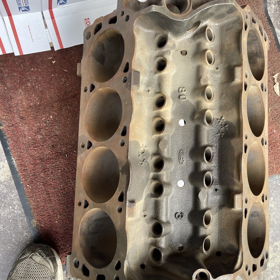1980 Ford 302 Bare Engine Block STD Bore EOAE Mustang F150 | eBay