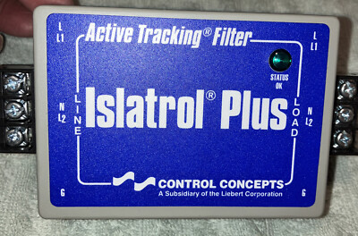 🔥NEW CONTROL CONCEPTS ISLATROL PLUS ACTIVE TRACKING FILTER IC+105 ...