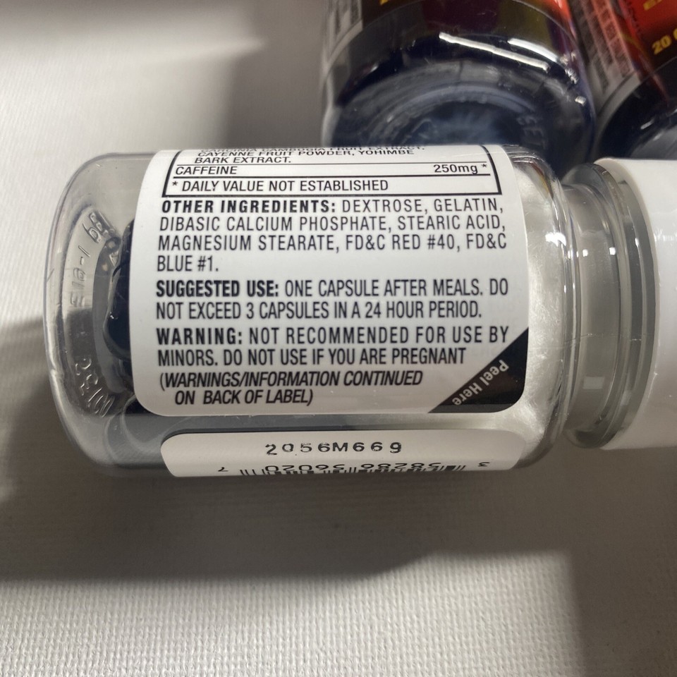 BLACK JAX by Stacker ENERGY Weight Loss Focus 4 X 20ct = 80 Pills | eBay
