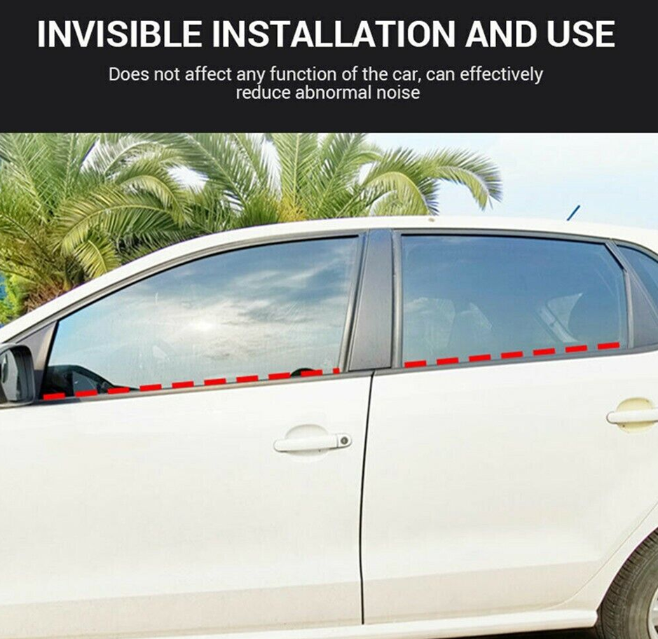 13ft V Type Car Door Window Seal Strips Soundproofing Sealing Sticker ...