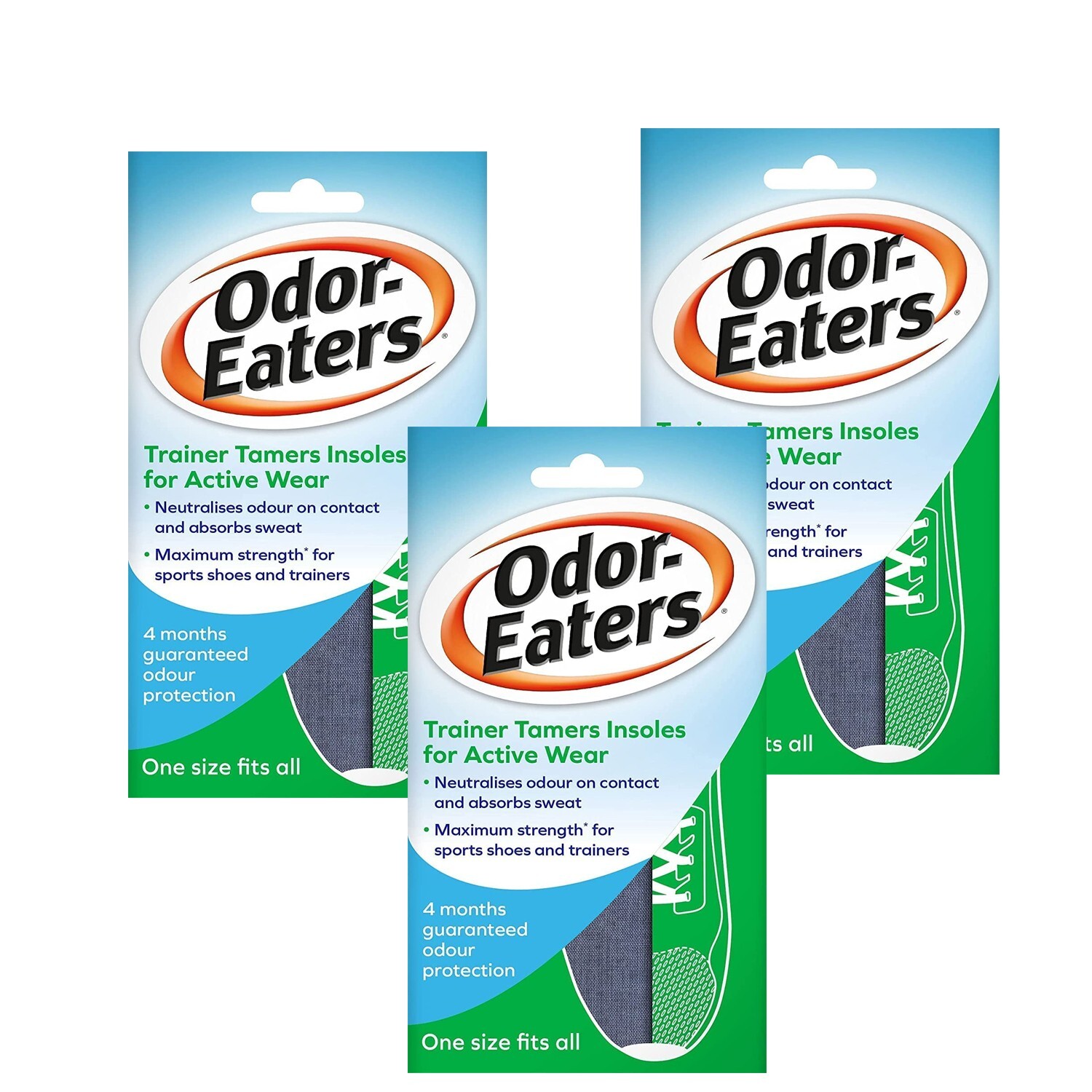 Odor-Eaters Trainer Tamers - 1 Pair | Pack 3 5060177240611 | eBay UK