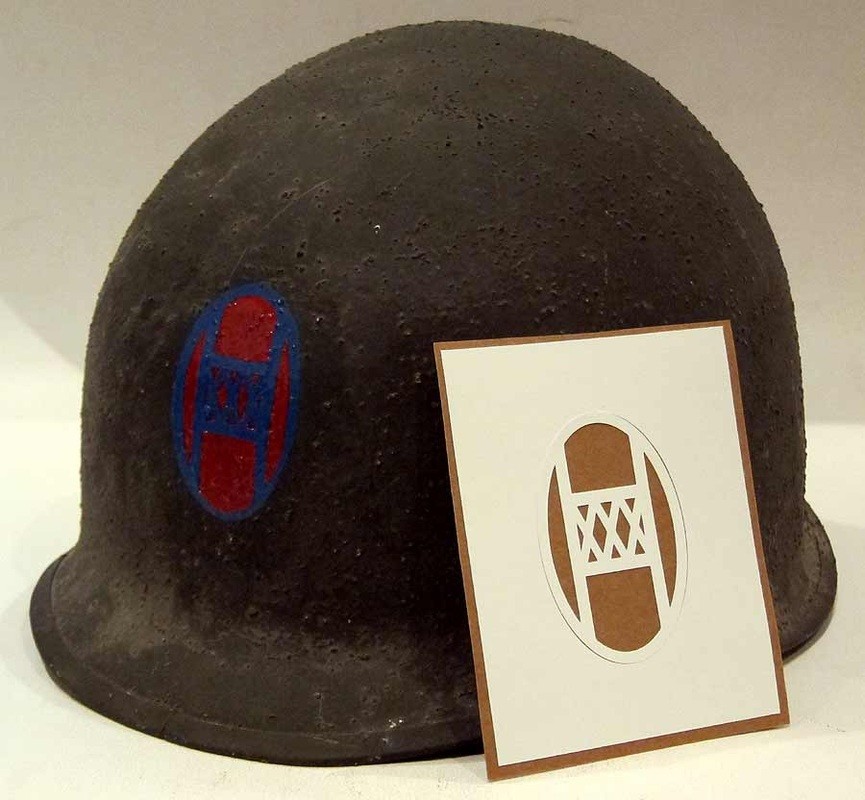 US Helmet Stencil - WWII USA Infantry Airborne Templates Choice of Many ...