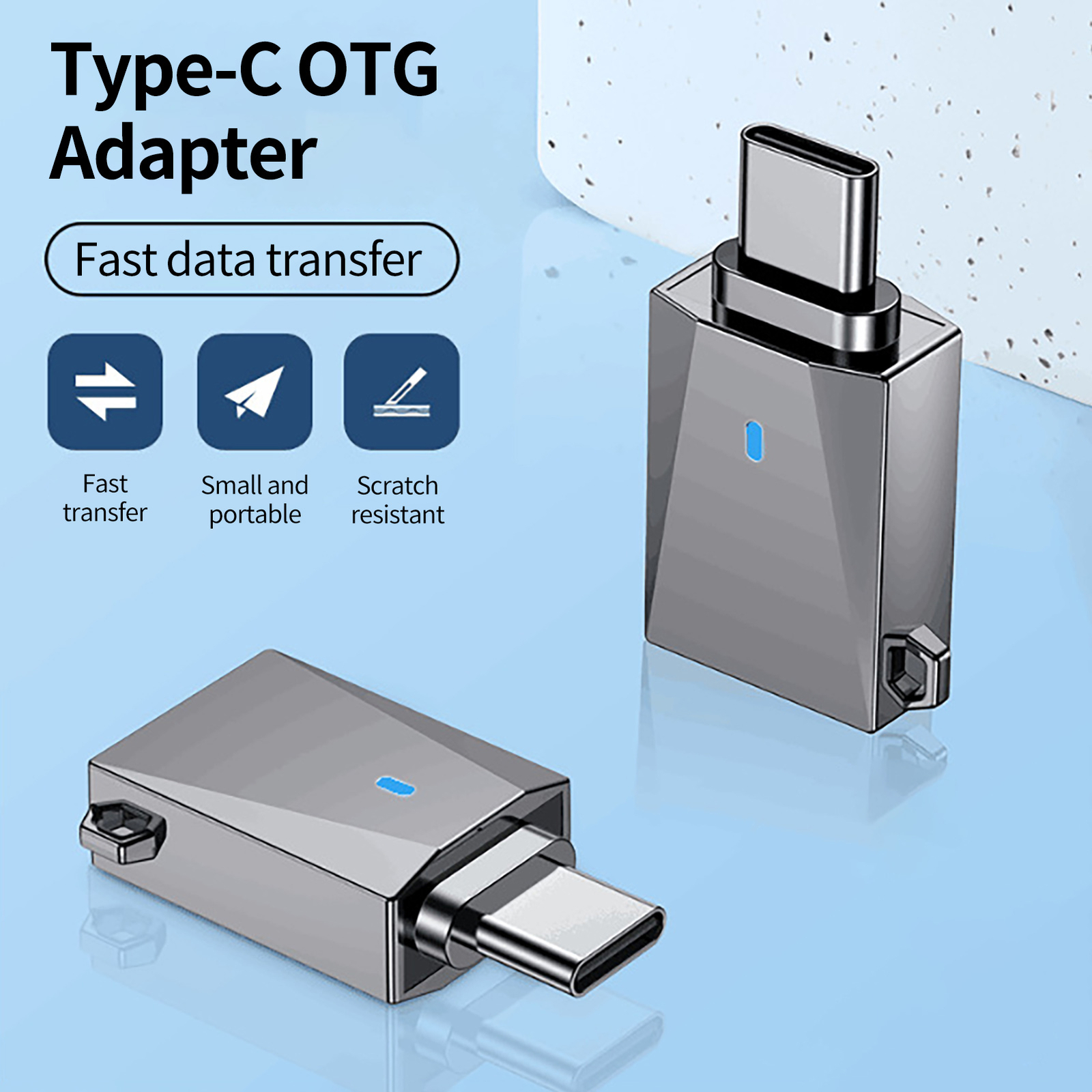Otg Type-c Adapter Stable Fast Transfer Type-c Male to Usb3.0 Female ...