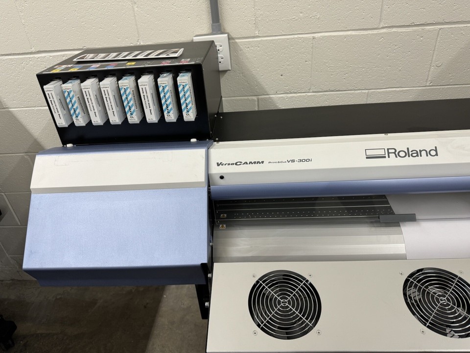 Roland VS-300i Print & Cut Printer Plotter Vinyl Cutter Machine. New ...