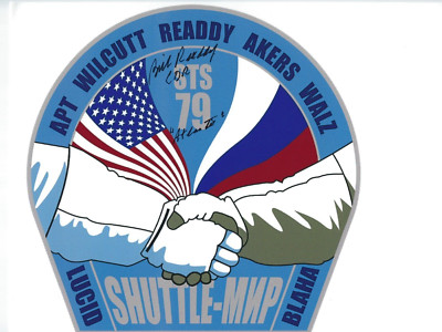 WILLIAM Bill READDY Astronaut NASA Flight Pilot Signed 8.5 x 11 Photo ...