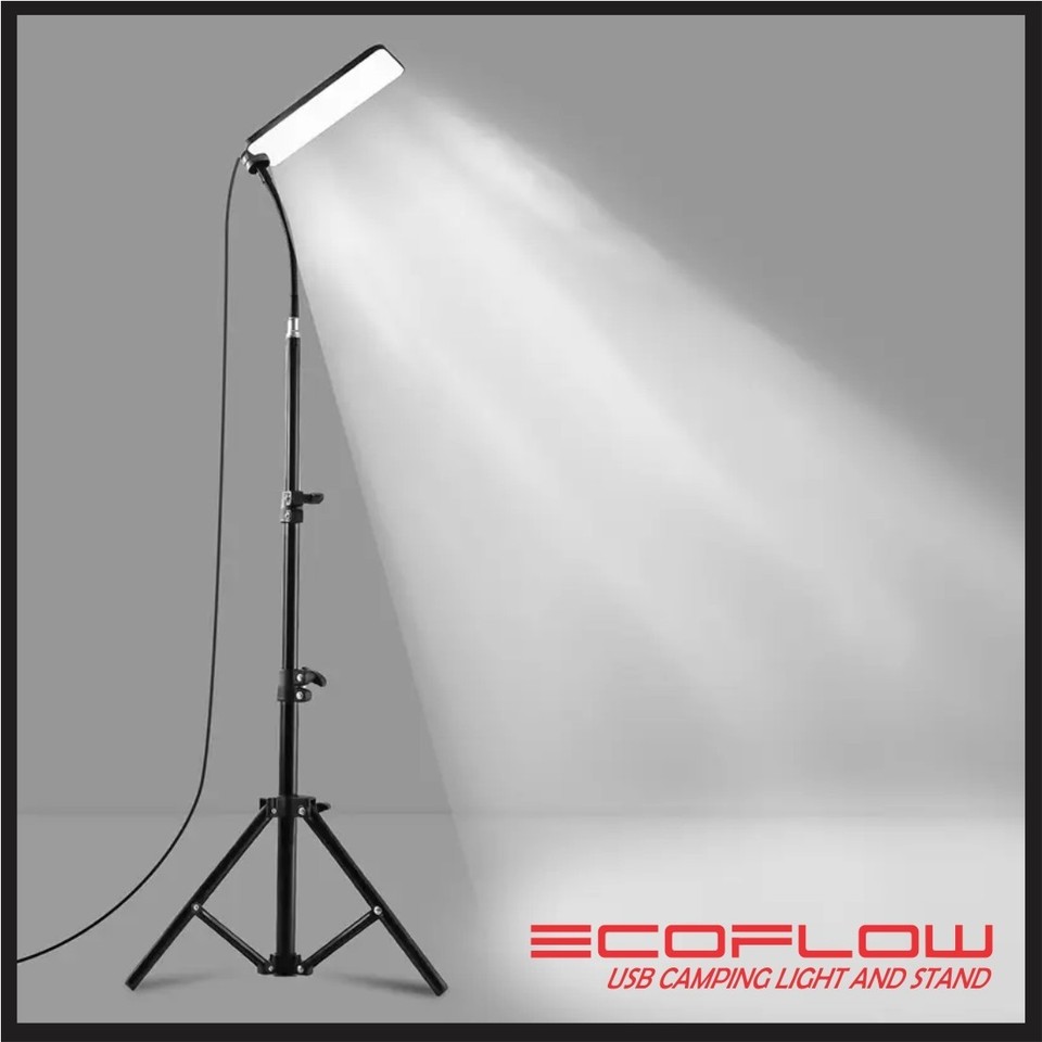 EcoFlow Portable USB Emergency & Camping LED Light Tripod Stand - FREE ...