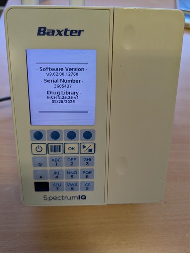 Baxter Sigma Spectrum IQ Infusion Pump | eBay