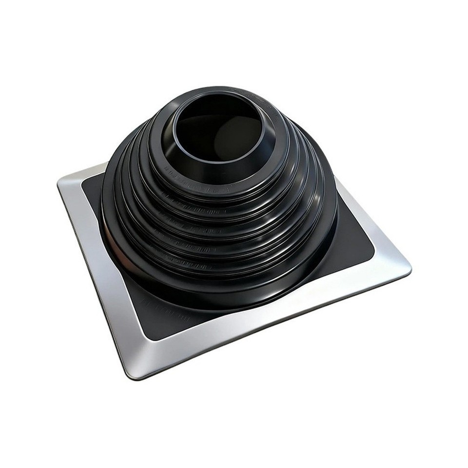 Black Rubber Stovesealing Ring for 4 inch and 5 inch Round Stove Pipes ...