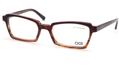OGI Evolution 3111/1447 Burgundy Demi Eyeglasses 52-18-145 B34mm Japan ...