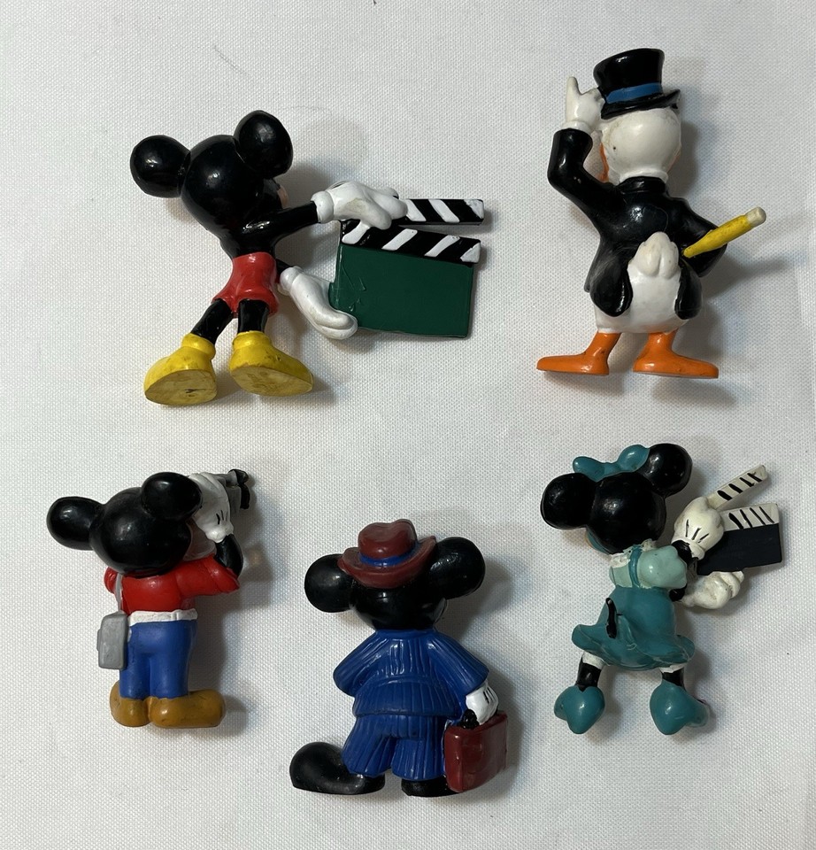 Vintage Disney Mickey Minnie Donald Film Movie Director Applause PVC ...