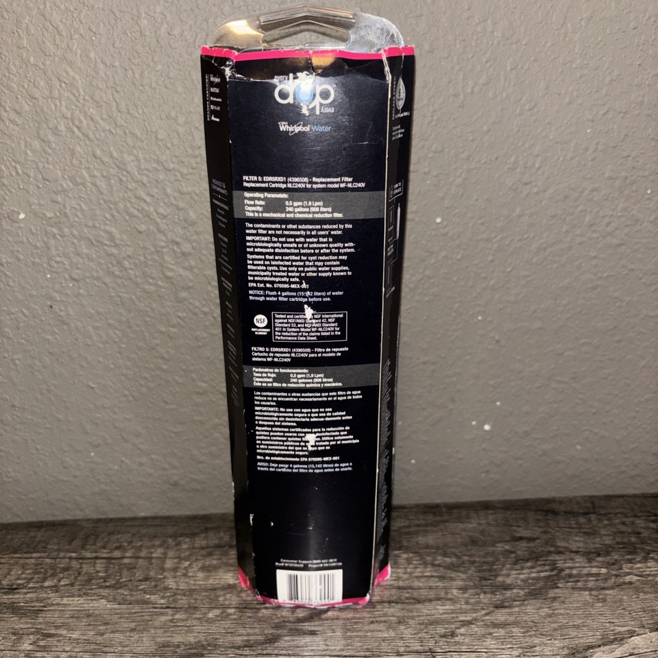 Everydrop 5 Refrigerator Ice and Water Filter 1-pack EDR5RXD1 New | eBay