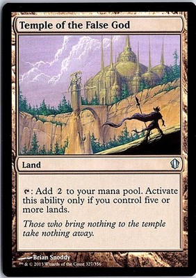 Temple of the False God U Commander 2013 327 LP Magic | eBay