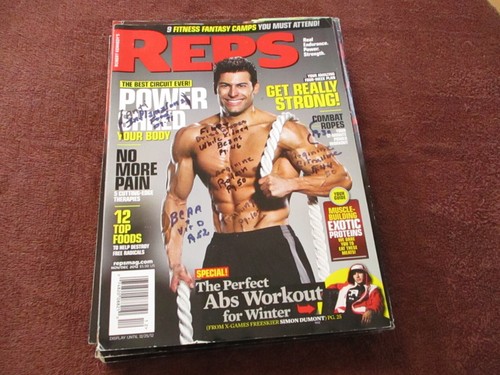 REPS! Bodybuilding Muscle Building Magazine T J Hoban / Simon Dumont ...
