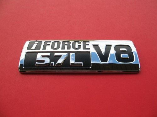 TOYOTA TUNDRA SEQUOIA IFORCE V8 5.7 L EMBLEM LOGO BADGE SIGN SYMBOL ...