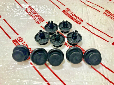 *NEW (10) LEXUS CT200H GSF GS300 OEM PLASTIC PUSH CLIPS HOOD ENGINE ...