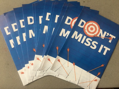 Lot 12 New "Don't Miss It" Heaven Leaflet Bookmark Tract Gospel Bible ...