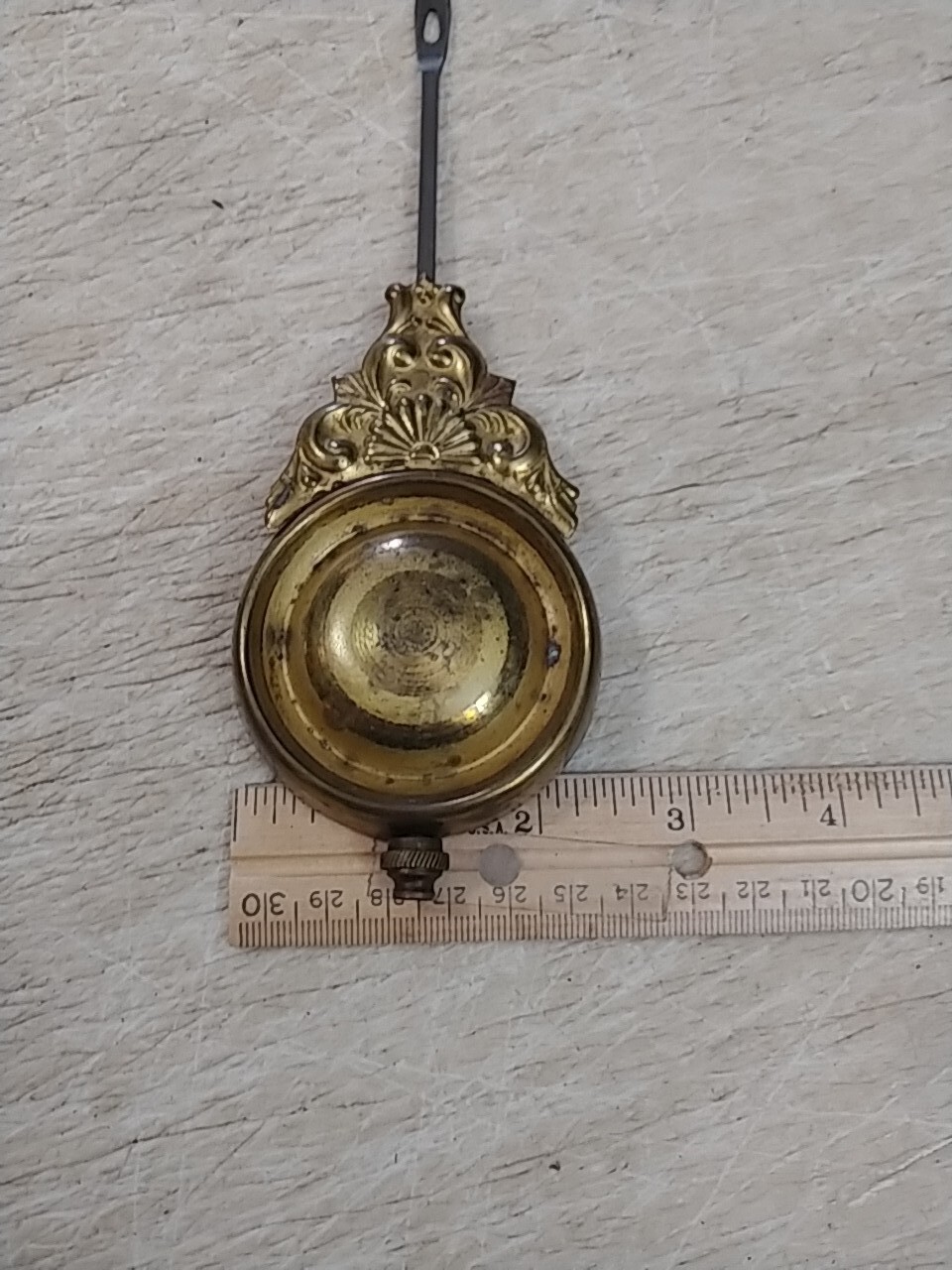 ANTIQUE PARLOR CLOCK BULLSEYE PENDULUM | eBay