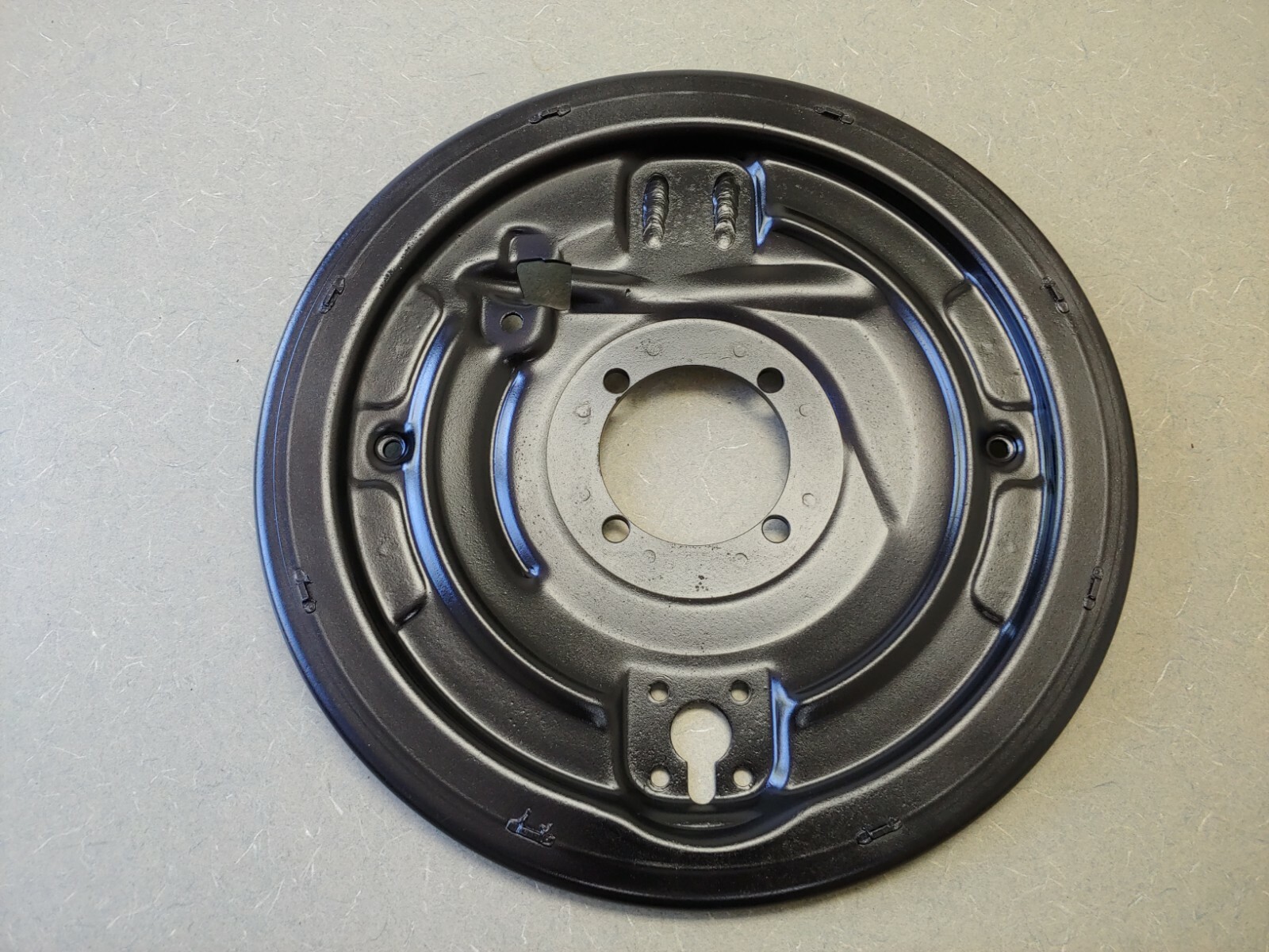 NICE ORIGINAL GENUINE PORSCHE 356B LEFT REAR DRUM BRAKE BACKING PLATE ...