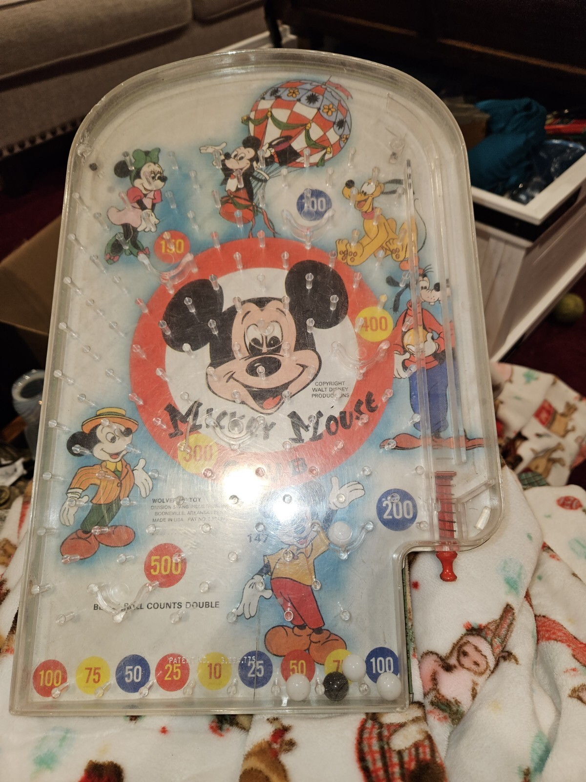 Vintage Disney's Mickey Mouse Club Pinball Game (Wolverine Toy) | eBay
