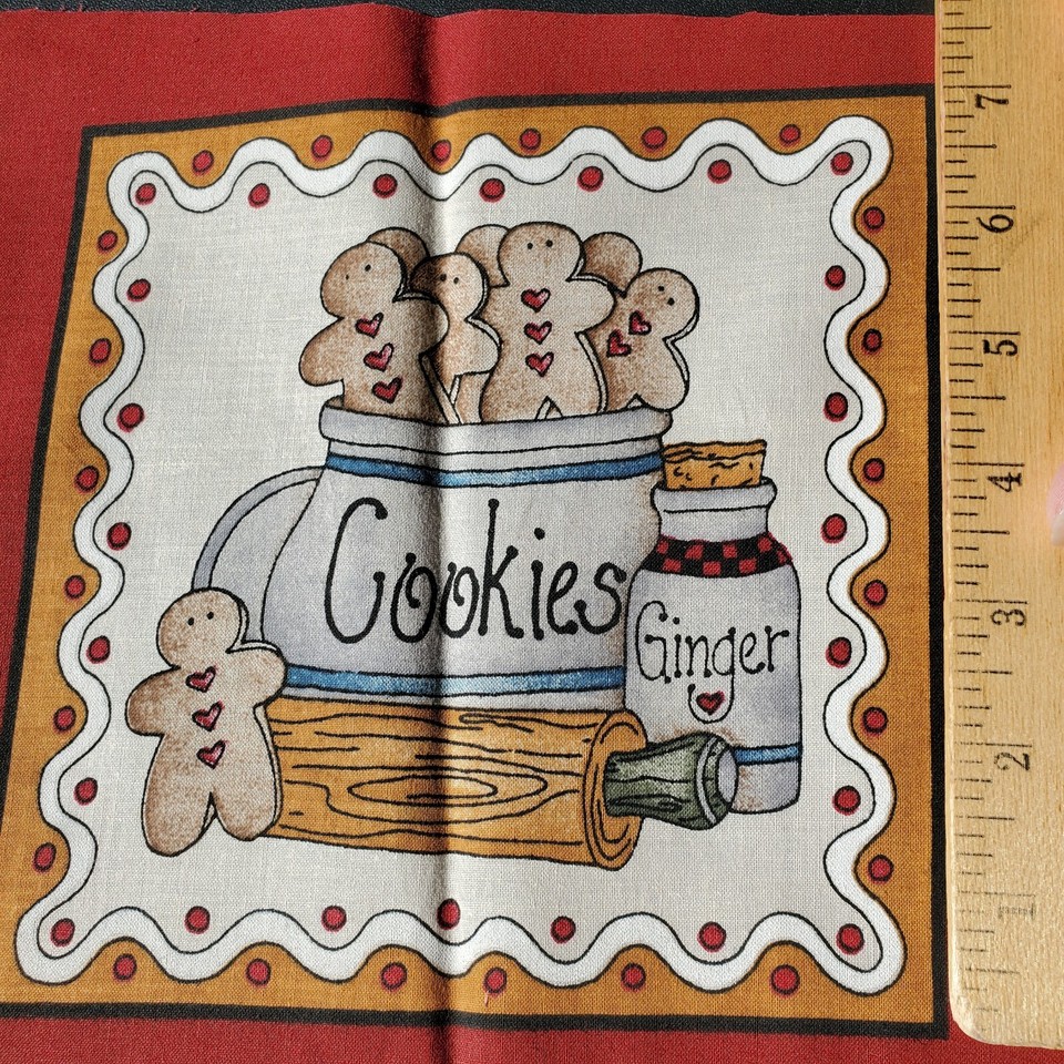 Gingerbread Apron Fabric Cut & Sew + Matching Panel Kit Dianna Marcum ...