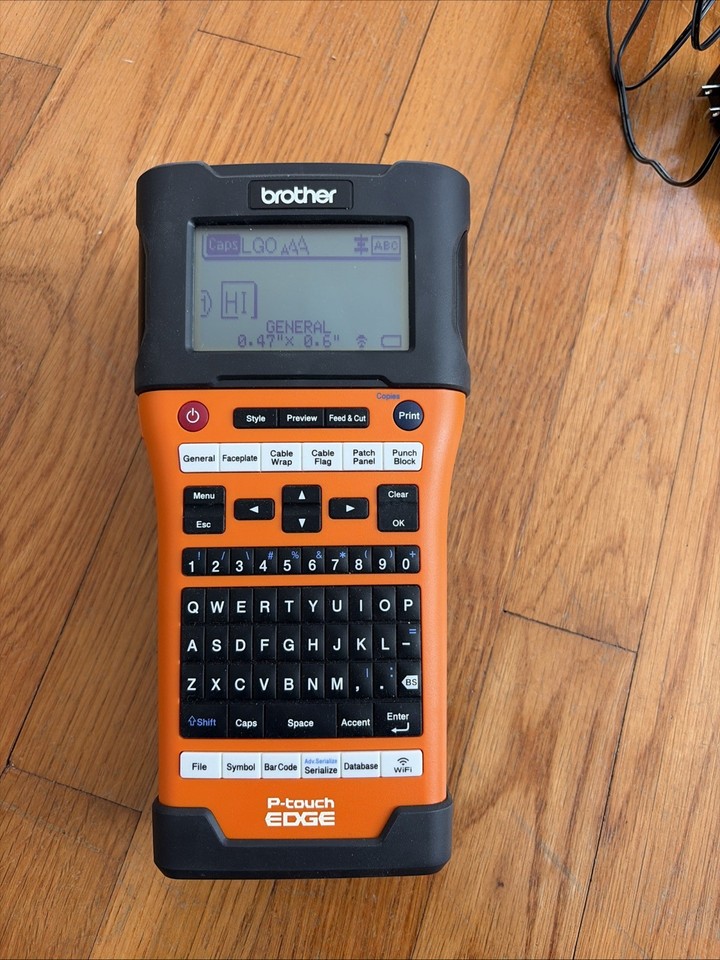Brother PT-E550W P-Touch Edge Handheld Industrial Label Maker | eBay
