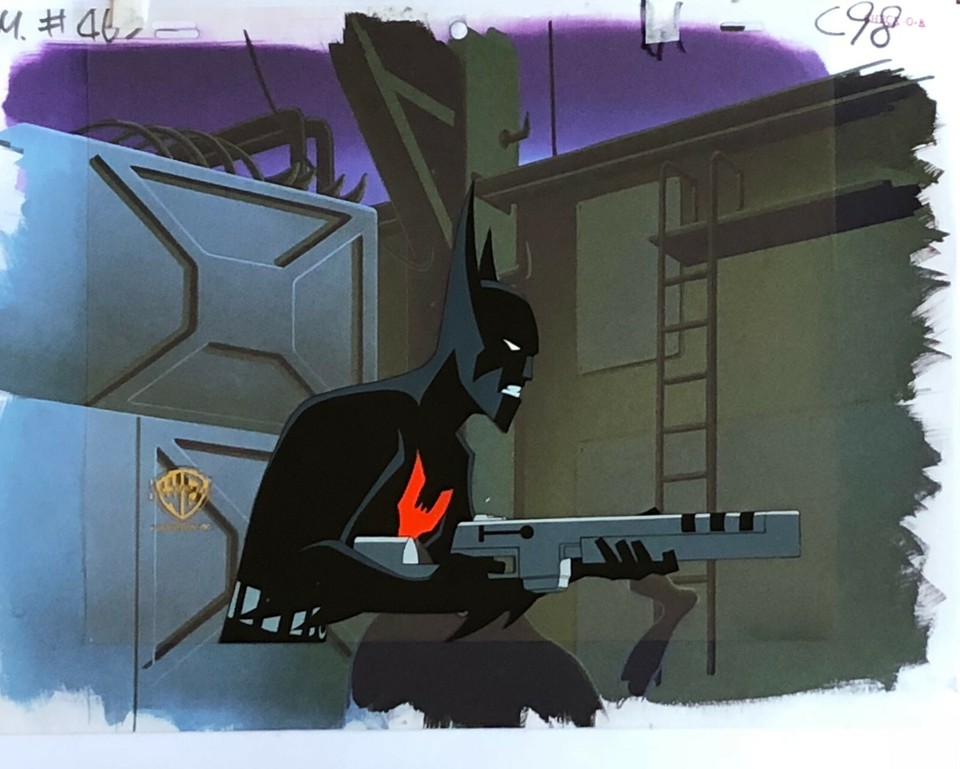 BRUCE TIMM rare BATMAN BEYOND Splicers cel GUN bust shot WB COA CC | eBay