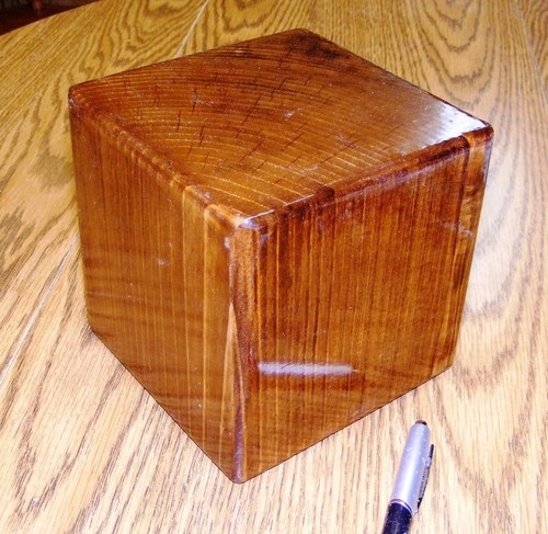 Congreve Cube Mr. Magorium's Big Block Of Wood 5 1/2 " Glossy Finish | eBay