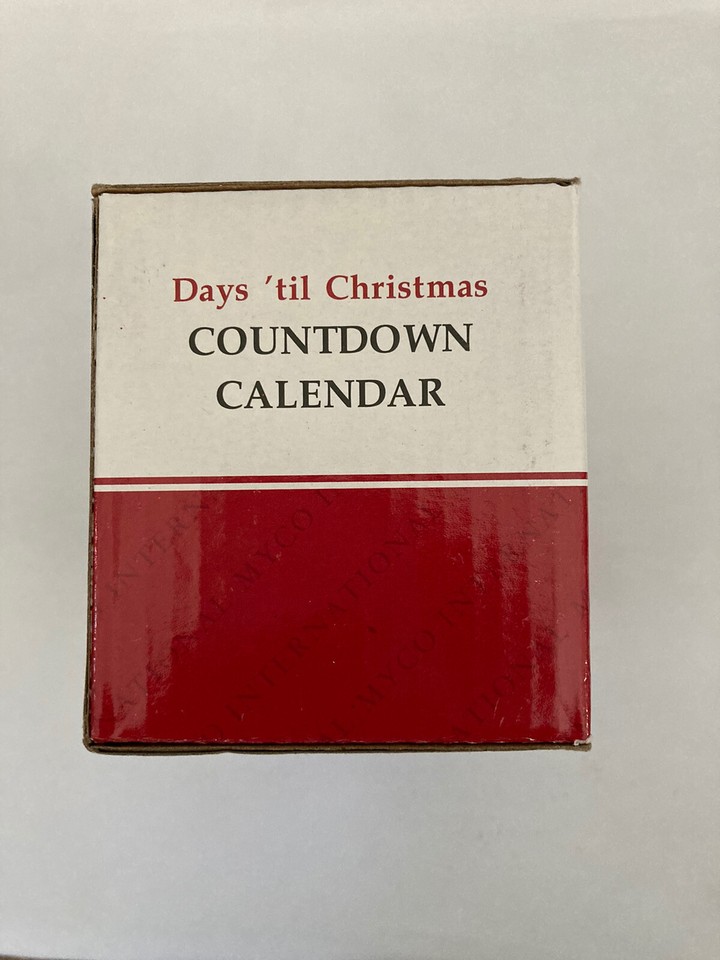 Block Countdown - Day 'Til Christmas | eBay