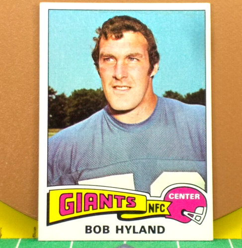 1975 TOPPS Football Card # 368 *** BOB HYLAND *** New York Giants | eBay