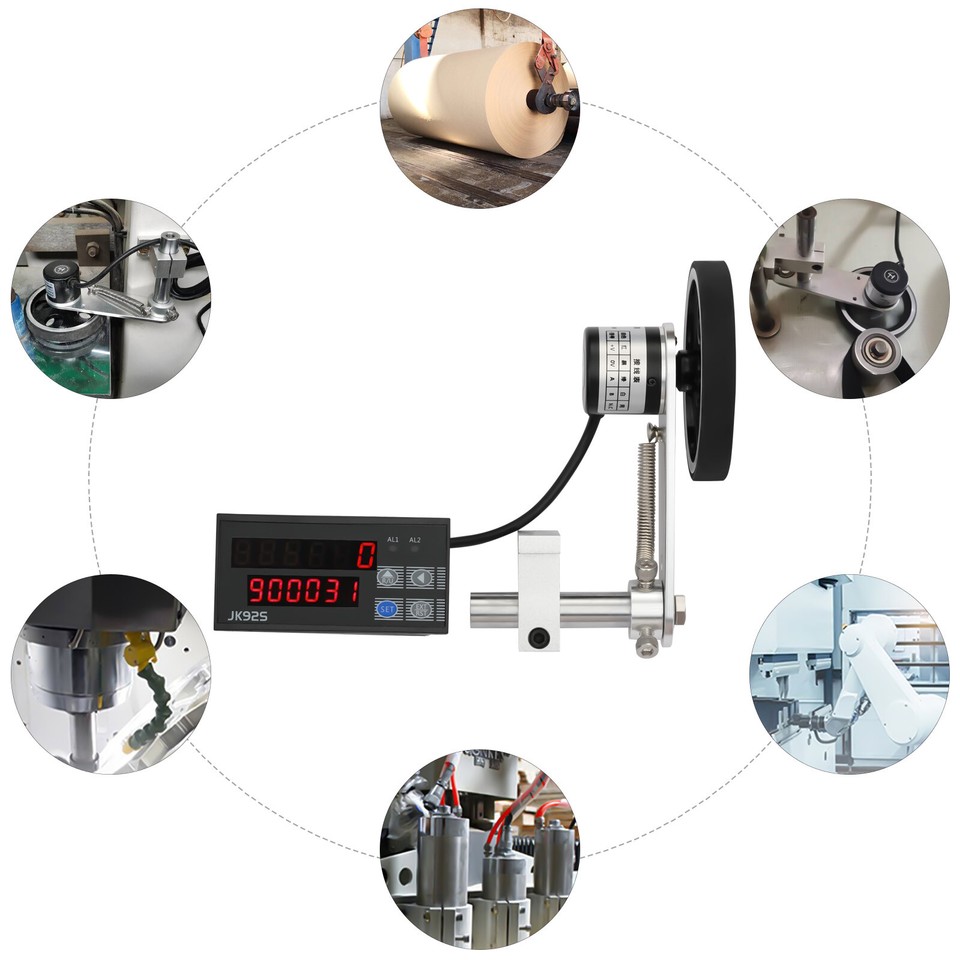 Rolling Wheel Electronic Digital Meter Counter Length Measure Tool w ...