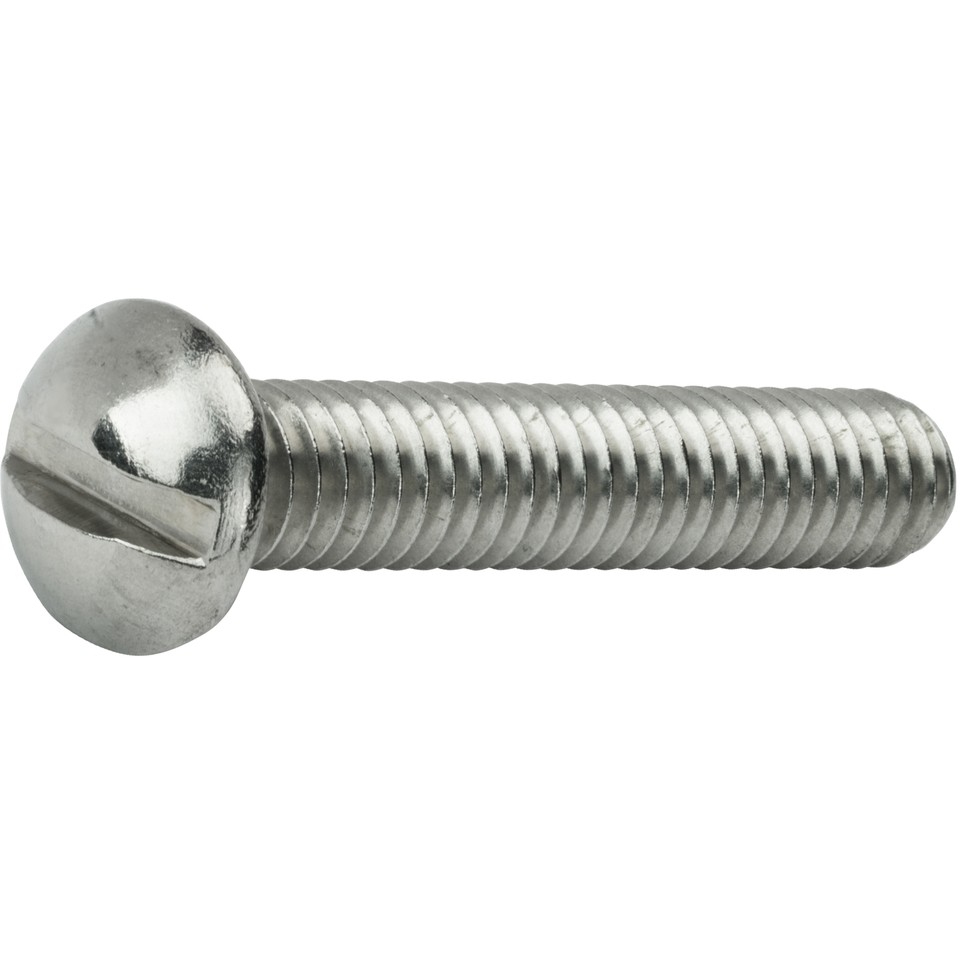 2-56 x 3/16" Slotted Round Head Machine Screws Stainless Steel 18-8 Qty ...