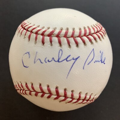 Charley Pride (d.2020) C&W Singer Star Autographed Signed MLB Baseball ...