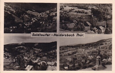Ansichtskarte Postkarte Goldlauter Heidersbach verschiedene Ansichten ...