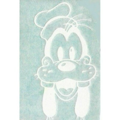 goofy disney cartoon auto car 4" sticker decal emblem | eBay