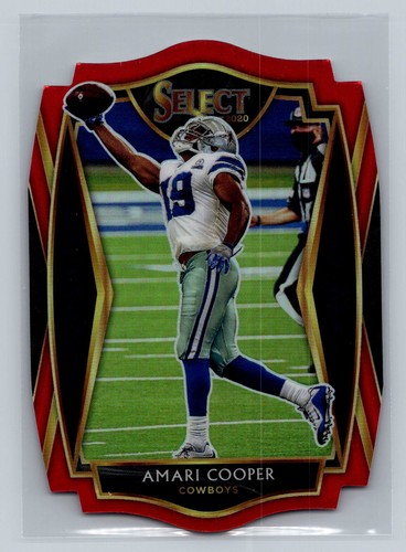 Amari Cooper 2020 Panini Select #143 Red Prizm Die Cut Dallas Cowboys ...