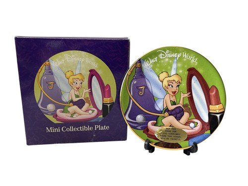 Disney Parks Walt Disney World Tinker Bell Mini Collectible Plate W ...
