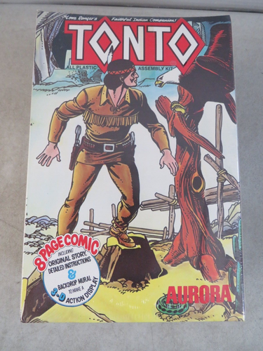 SEALED MIB 1974 AURORA COMIC SCENES THE LONE RANGER TONTO MODEL KIT | eBay
