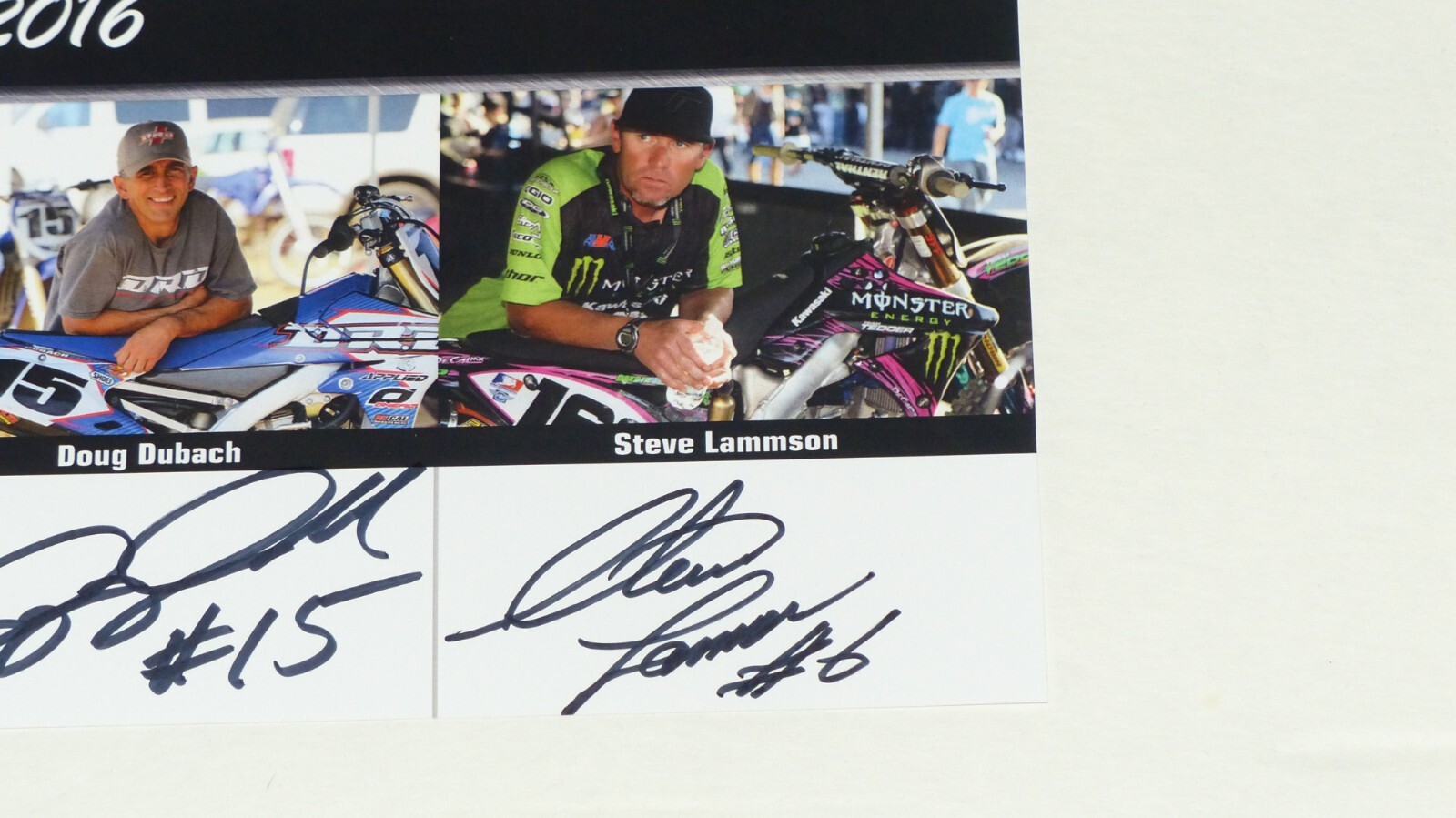 Supercross Poster Hand-Signed by Ryan Villopoto,Jeremy Mcgrath,Malcolm ...