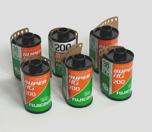 6 Rolls of Fujicolor Super HG 200 : 35mm Color Film - 36 exposure ...