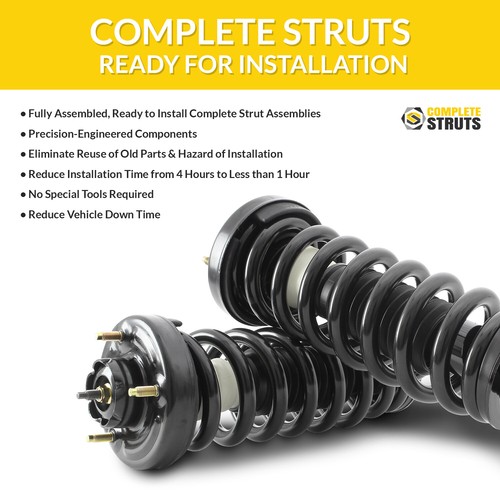 2006-2013 Suzuki Grand Vitara Front Complete Struts & Rear Shock ...