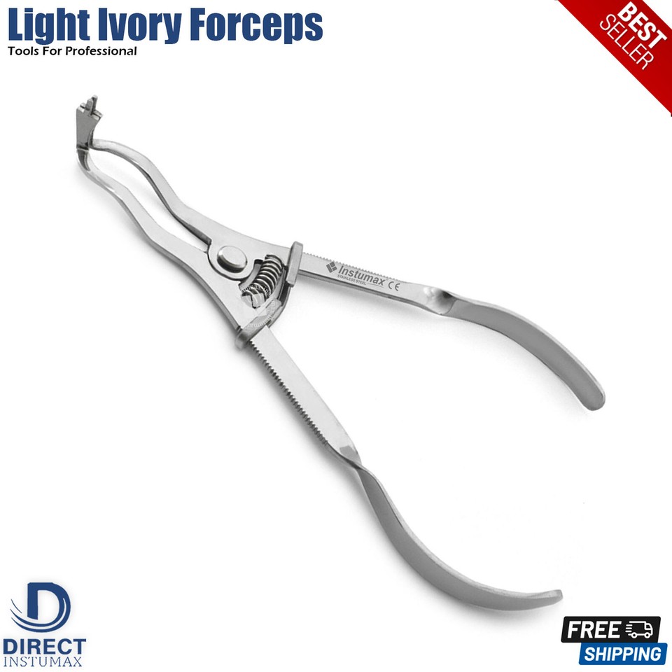 Endodontic Dental Rubber dam Kit Restorative Stoke Brewer Forceps Light ...