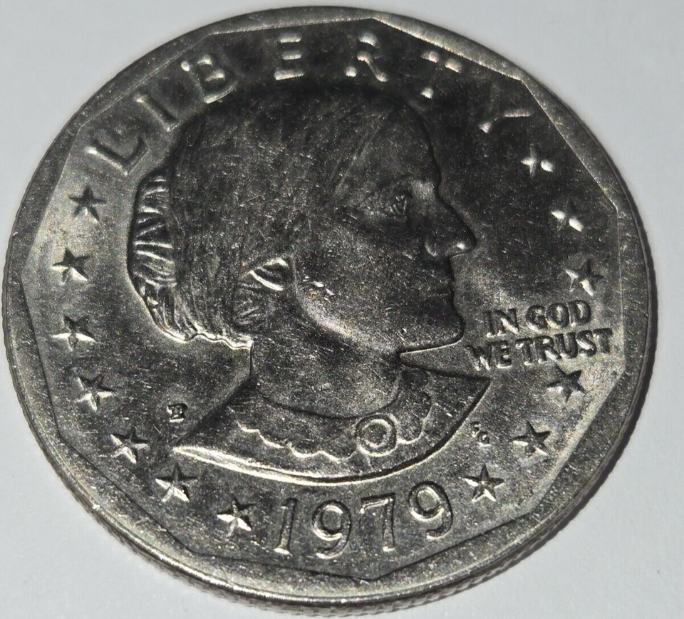1979 P Susan B Anthony Liberty P (Frank Gasparo) SILVER DOLLAR U.S ...