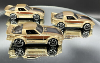 Mazda RX-7 Gold Hot Wheels Loose 1:64 JDM Import tuner Loose lot of 3 ...