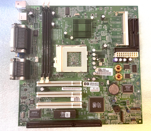 VINTAGE HP ASUS OEM BRIO BA P3 SOCKET 370 ATX MOTHERBOARD WITH SOUND ...