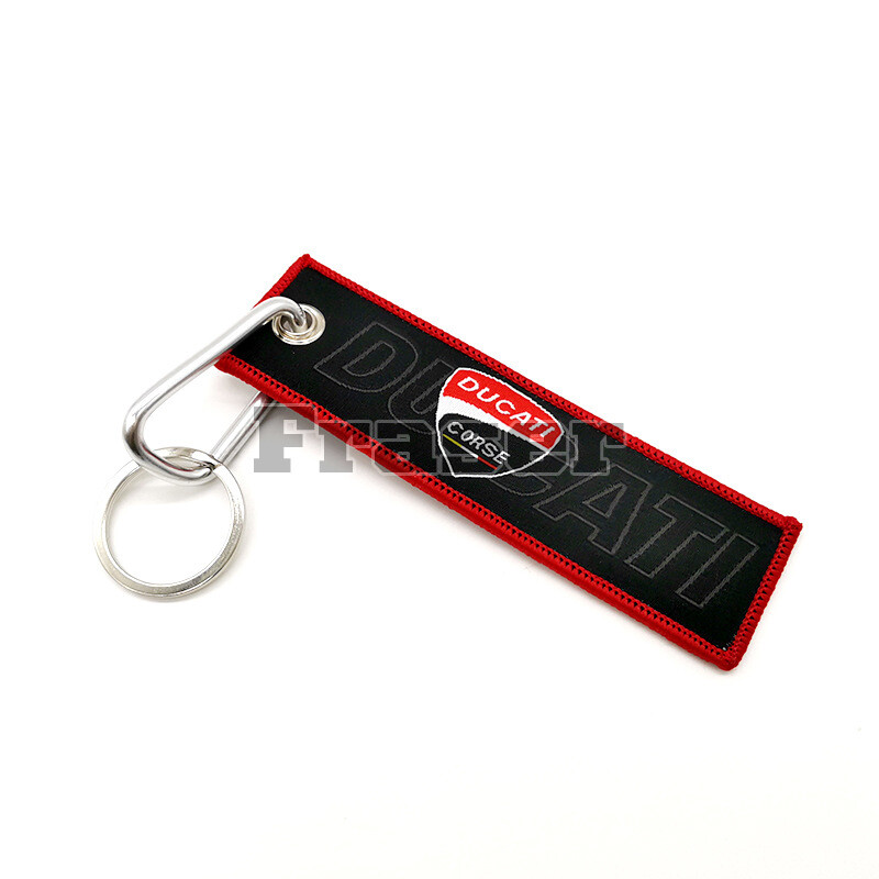 Variety of Motorcycle Fabric keyring Bike MotoGP keychain wriststrap ...