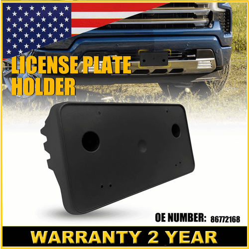 For 22-23 Silverado High Country Front Bumper License Plate Mount ...