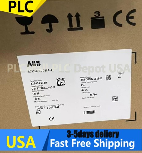 ACS510-01-088A-4 brand new ABB frequency converter with box, Fedex No ...
